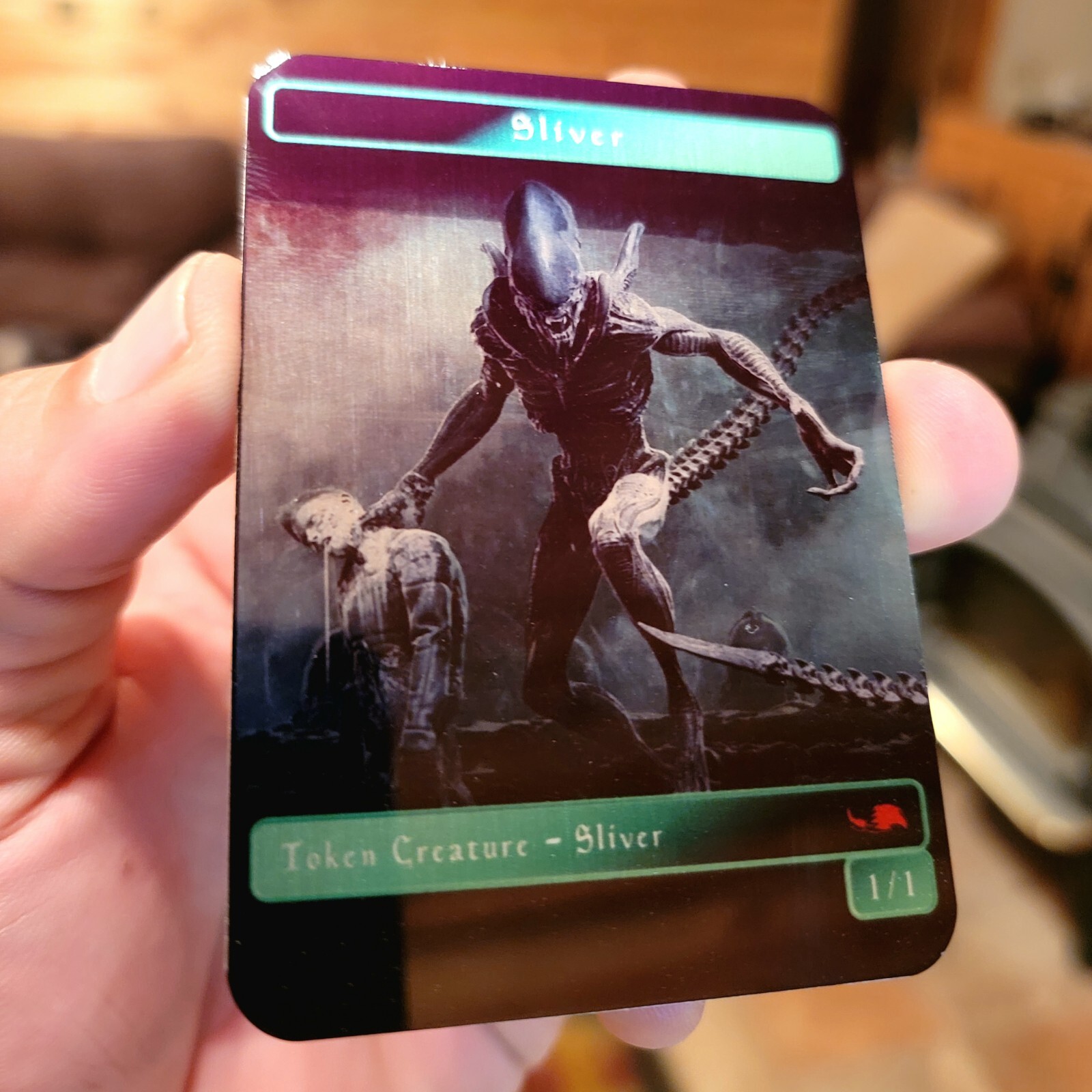 Sliver / Custom Metal Token / Alien Body Version MTG | eBay