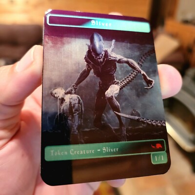Sliver / Custom Metal Token / Alien Body Version MTG | eBay