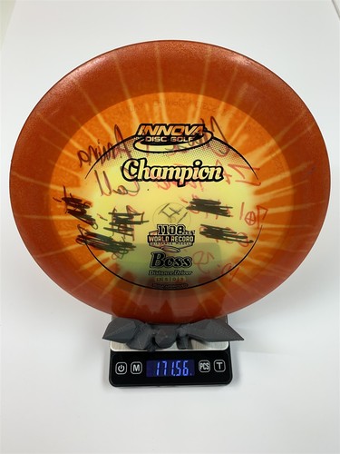 Innova Champion Boss Disc Golf Distance Driver: Starburst Orange - 172g ...