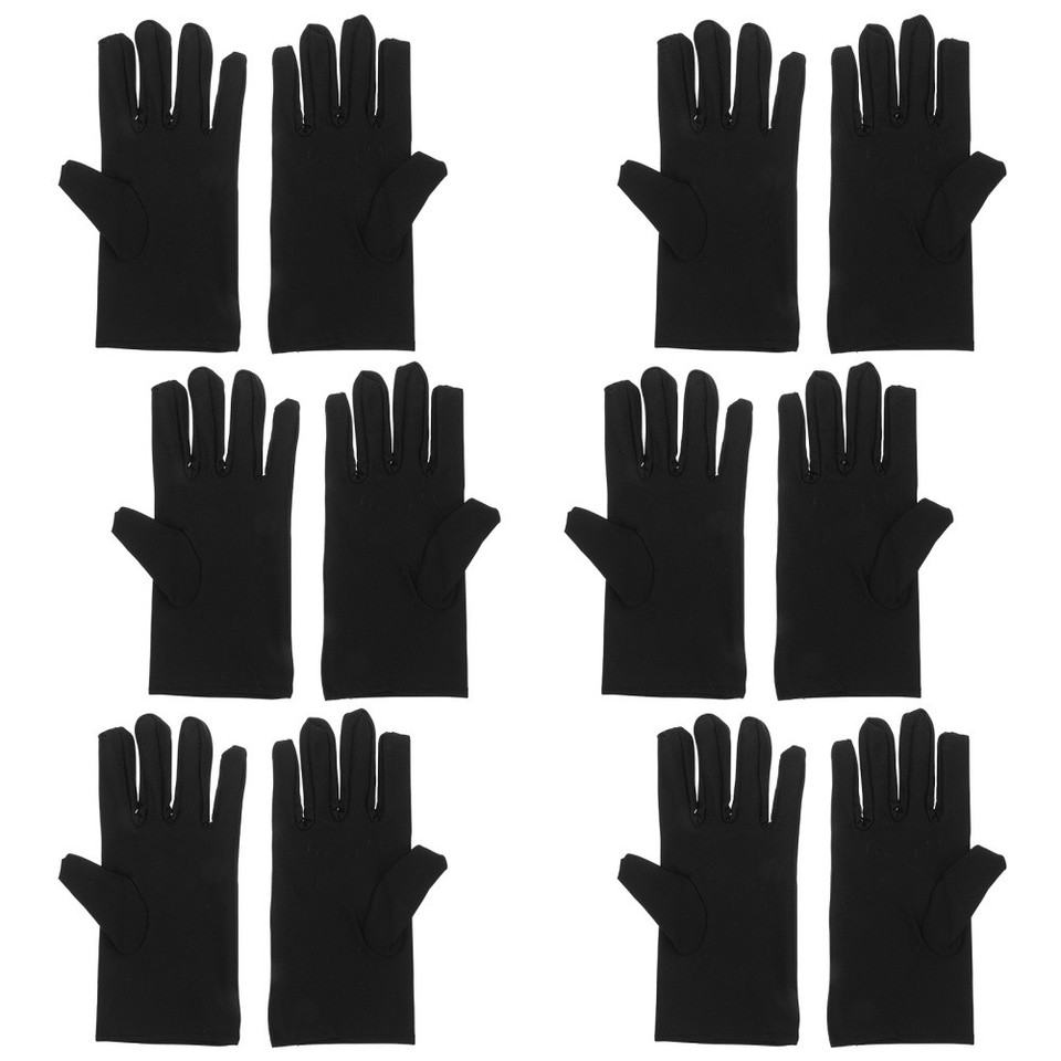 6 Pairs Thin Cotton Gloves for Art Crafting - Soft and Dust-Free Cotton ...