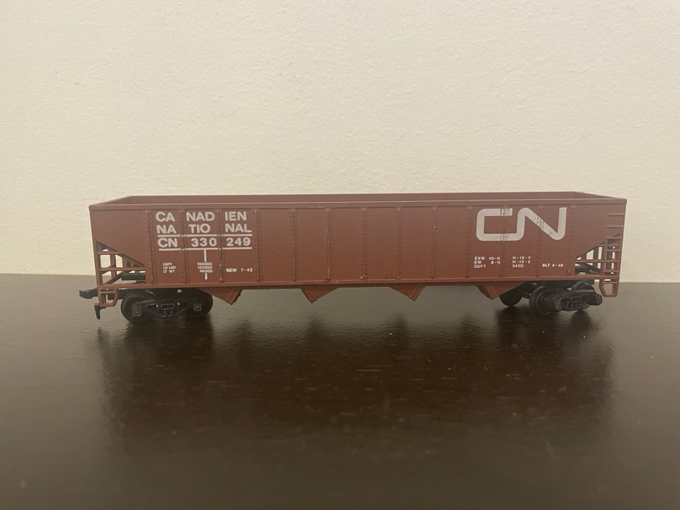 MEHANO 50' 4 BAY HOPPER CAR CANADIAN NATIONAL CN RAIL HO SCALE LIKE NEW ...