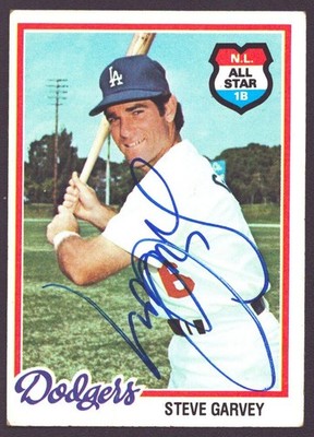 STEVE GARVEY 1978 Topps #350 AUTOGRAPH Auto Signed DODGERS Padres | eBay