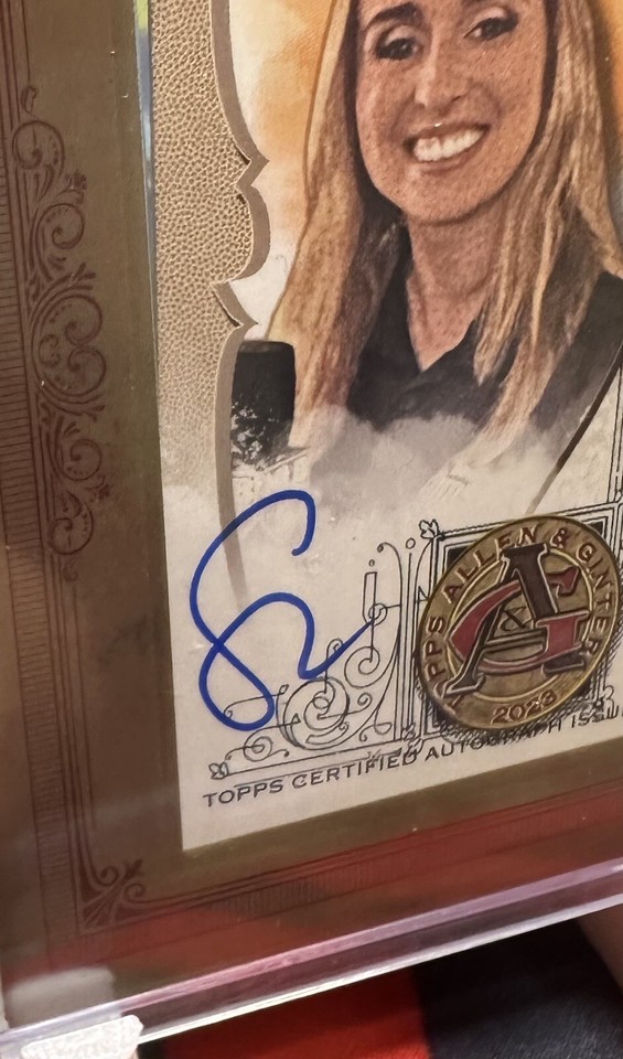 2023 Allen & Ginter Sarah Langs Mini Framed Autograph Sarah Langs Auto ...