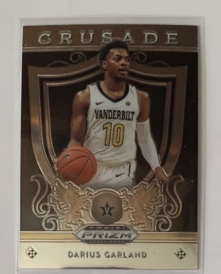 2020 PANINI PRIZM DRAFT PICKS DARIUS GARLAND #23 RC CRUSADE INSERT MINT ...