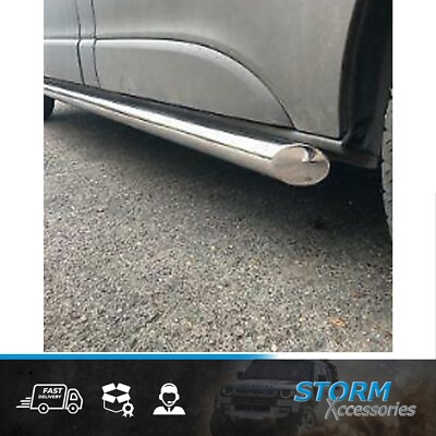 S/S SIDE BARS–RUNNING BOARDS-STEPS- ANGULAR FOR FORD TRANSIT CUSTOM 18 ...