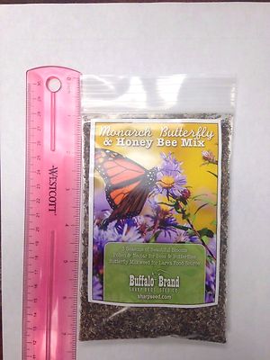 Monarch Butterfly & Honey Bee Pollinator Flower Mix 1/8th# Bag By Sharp ...
