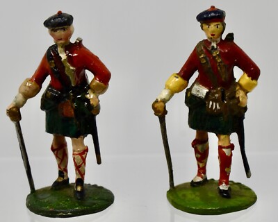 W Y Carman-William Carman-Vintage Solid lead-Black Watch Officer 1745 ...