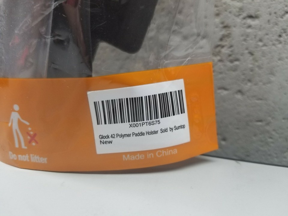 Cytac R-Defender Holster Fits Glock 42 Paddle Holster CY-G42G2-B | eBay
