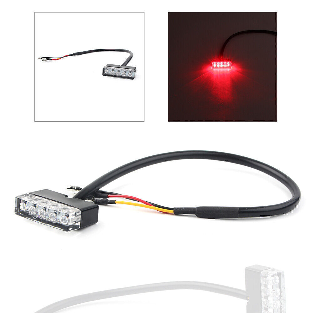 12V Universal Motorcycle Bike Red LED Turn Signal Indicator Blinker ...