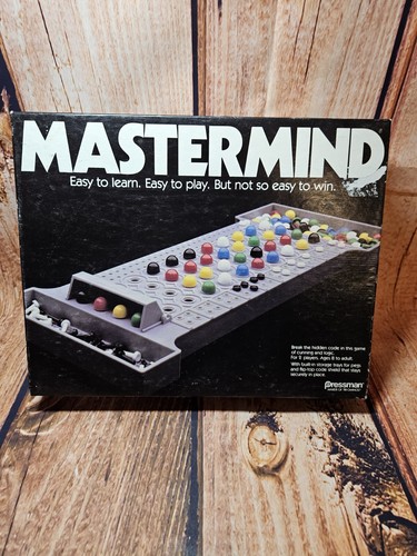 Vintage Mastermind 1981 Pressman Toy Corp #3016 COMPLETE Strategy Game ...