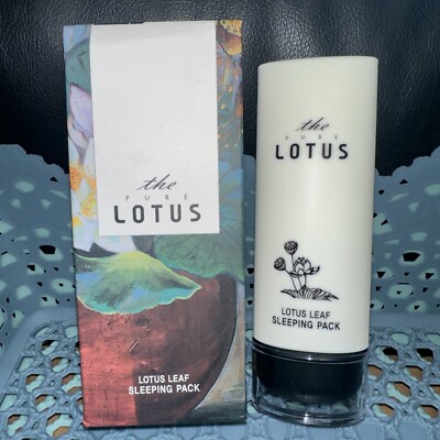 The Pure Lotus Leaf Sleeping Pack Korean Skincare Hydration Face Mask ...