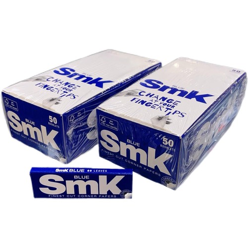 2 X Sealed Box of 50 Books SMK Brand Rolling Cigarette Papers FREE ...