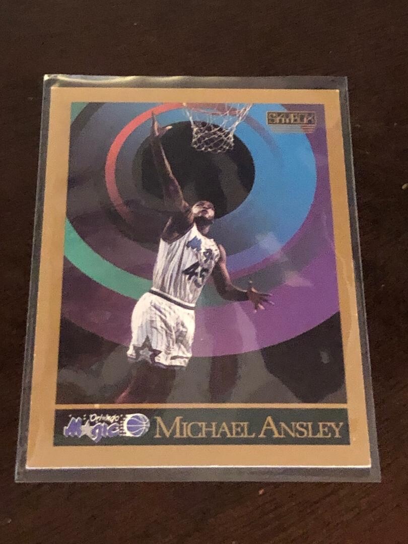 1223-3 1990 Skybox Basketball Michael Ansley Orlando Magic | eBay