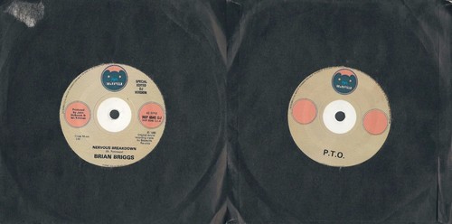 Record 45 RPM Brian Briggs - Nervous Breakdown (B Sides Doesn'T ...