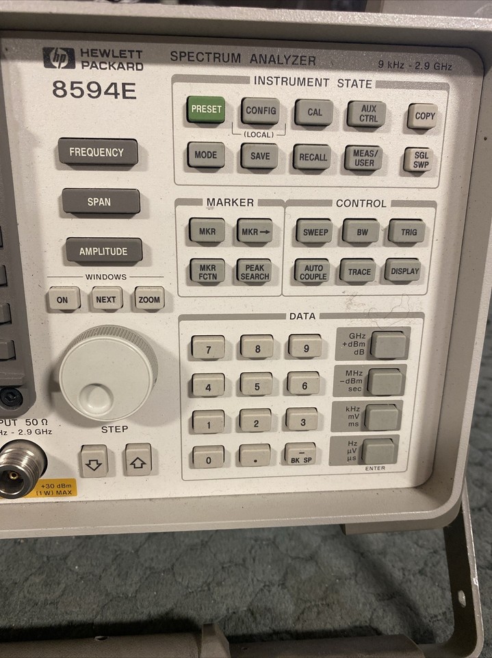 Hewlett Packard HP 8594E Spectrum Analyzer 9 kHz-2.9 GHz | eBay