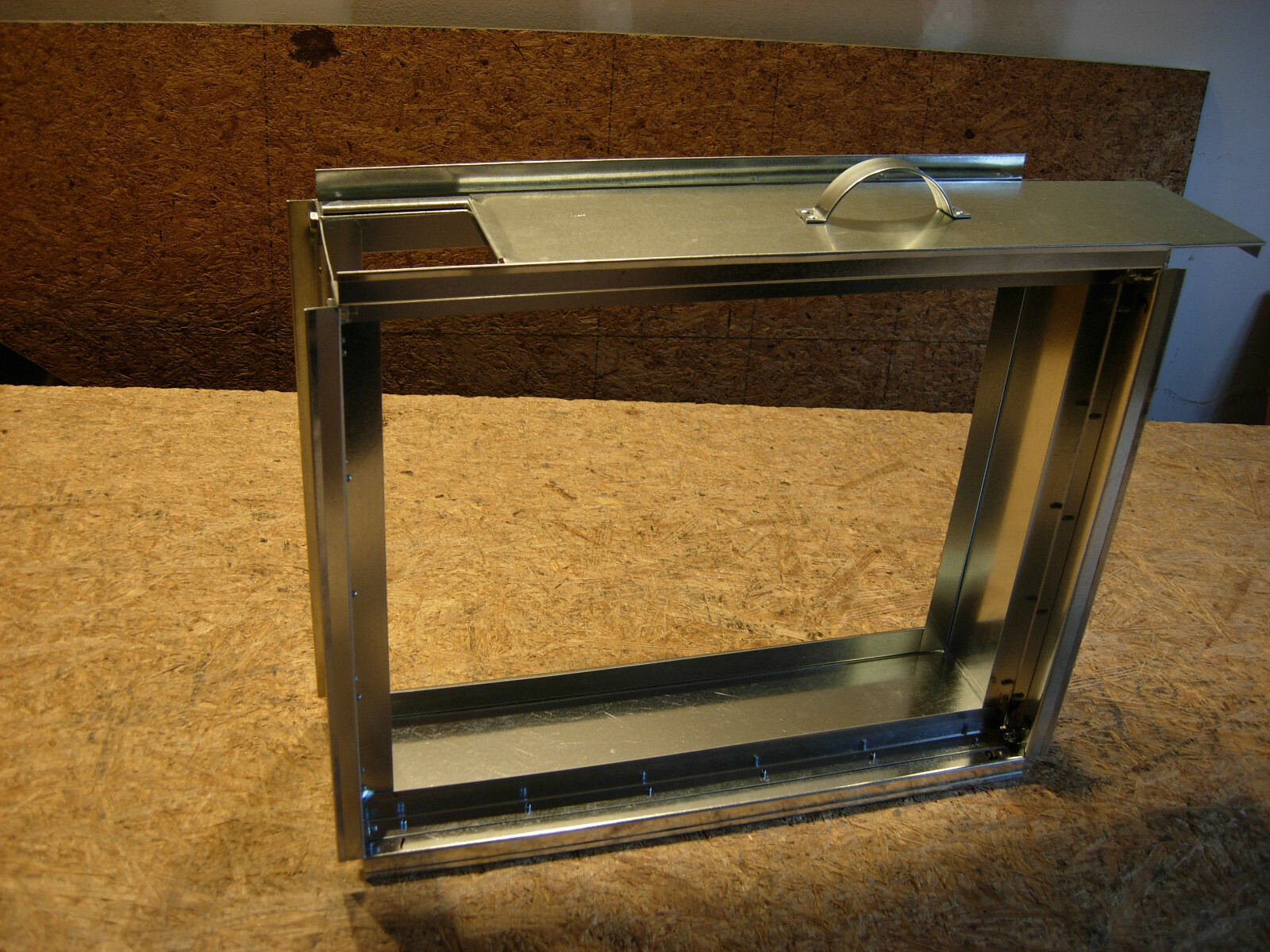 Return Air Filter Rack for filter 25 x 16 x 4" ,dual flange.HVAC. Long ...