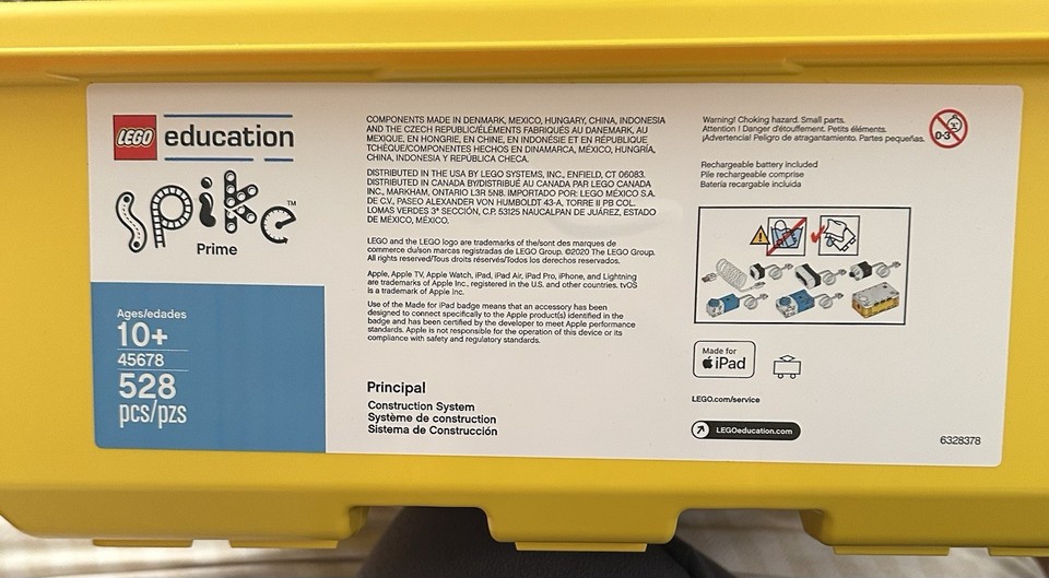 LEGO Education Spike Prime Set 45678 528pcs For Ages 10+ | eBay