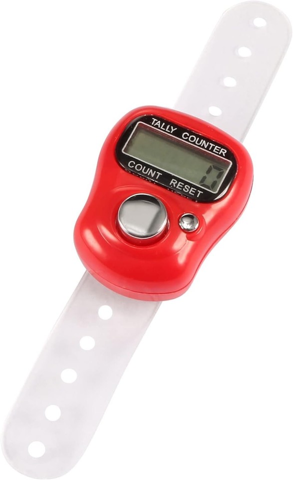 Digital Hand Counter Click Press Number Screen Tally Tasbeeh Tasbih ...
