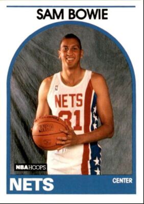 1989-90 Hoops Basketball Card Sam Bowie New Jersey Nets #337 | eBay
