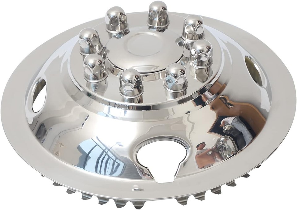 16" Ford E350 E450 Dual Wheel Simulators Hub Caps Dually Rim Skins ...