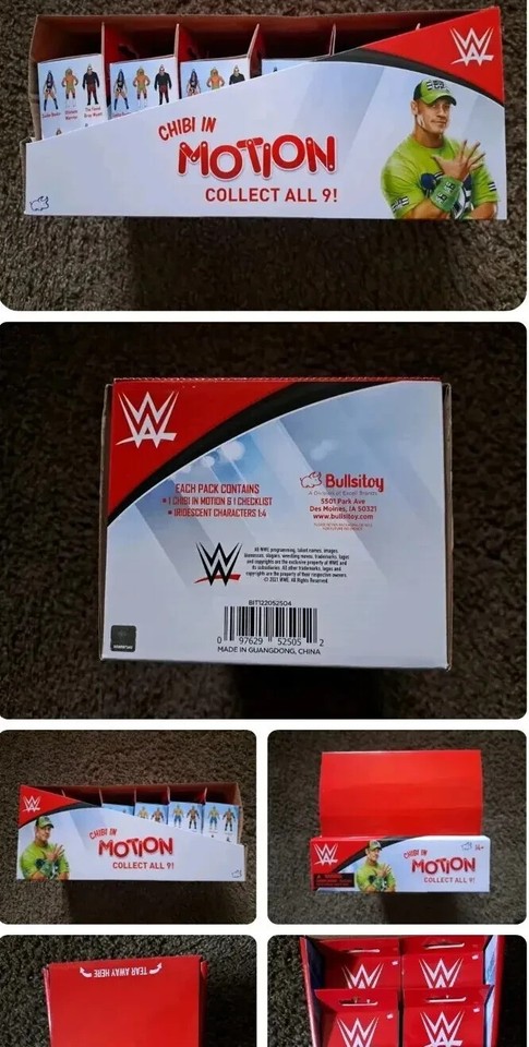 WWE Chibi in Motion - Wholesale Lot of 12 NEW Sealed Blind Boxes with ...