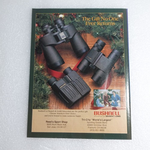 Vintage Print Ad Hasselblad And bushnell Sports Illustrated Dec 2, 1985 ...