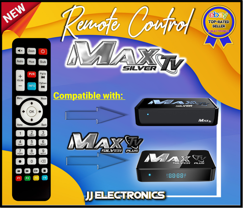 Remote Control EXCLUSIVE for MaxTV Silver and MaxTV Silver Plus | eBay