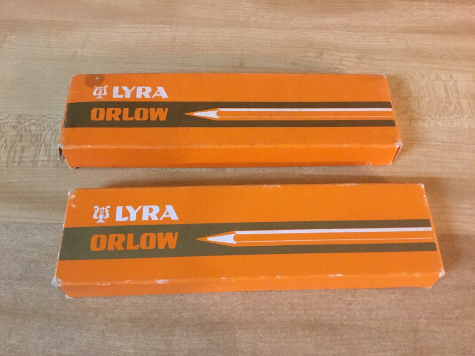 2 Boxes Vintage LYRA Germany pencils Cellucolor 6373 Yellow & 6372 Red ...