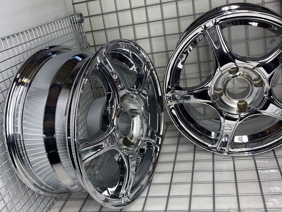 Harley LEAMAN TRIKE TRI GLIDE REAR Chrome Wheels 2000 -08 15”x7” Rims ...