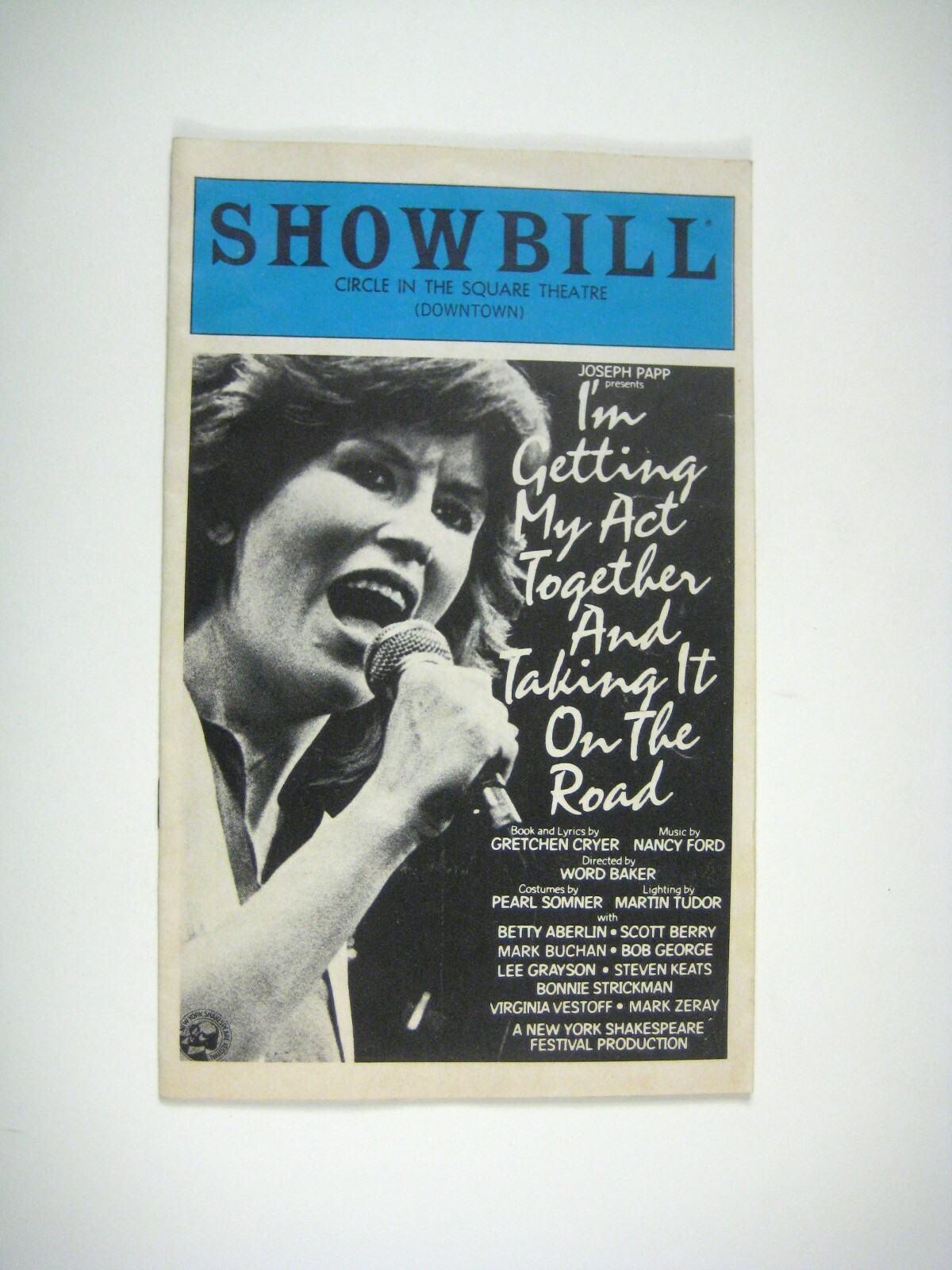 Getting My Act Together Showbill 1979 Gretchen Cryer Nancy Ford Betty ...
