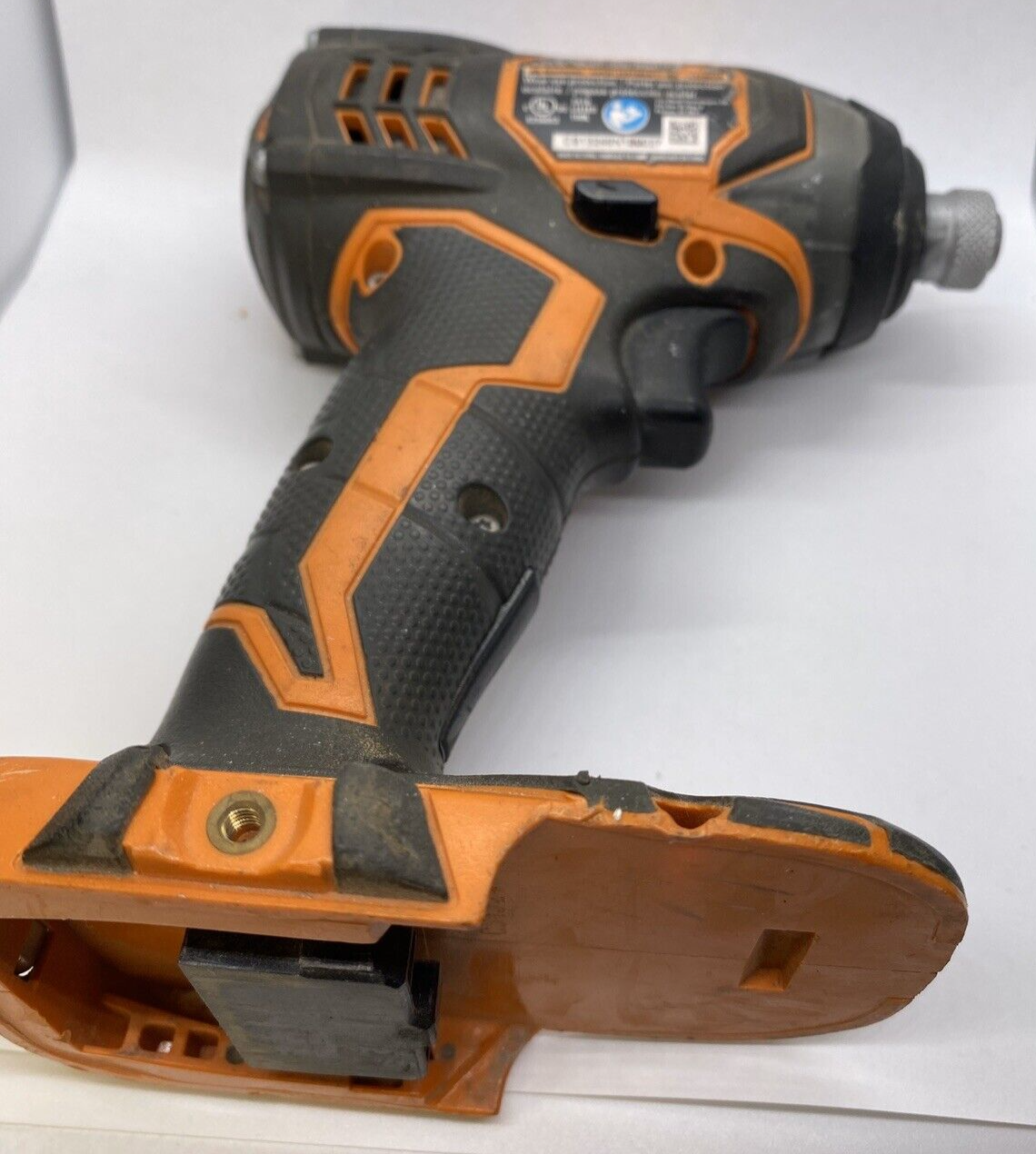 Ridgid R86034 18V Impact Driver Wrench Hex Shank Drill 1,750LBS Torque ...