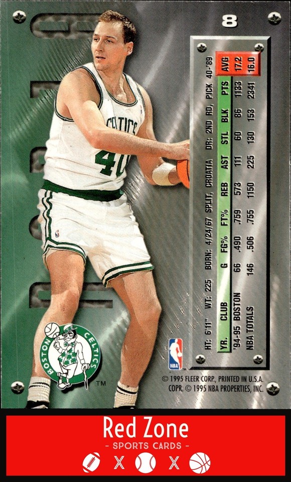 1995-96 Metal - #8 Dino Radja NM/NM+ Set Break! | eBay