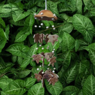 Handcrafted Ceramic Maple Leaf Windchime. Musical Sensory Gift. Garden ...