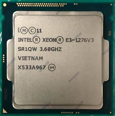 Intel Xeon E3-1276 V3 SR1QW 3.60G CM8064601575216 BX80646E3 CPU ...
