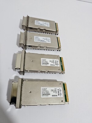 Cisco X2-10GB-SR Lot of 4 10GBASE-SR X2 for MMF Transceiver Module SC ...