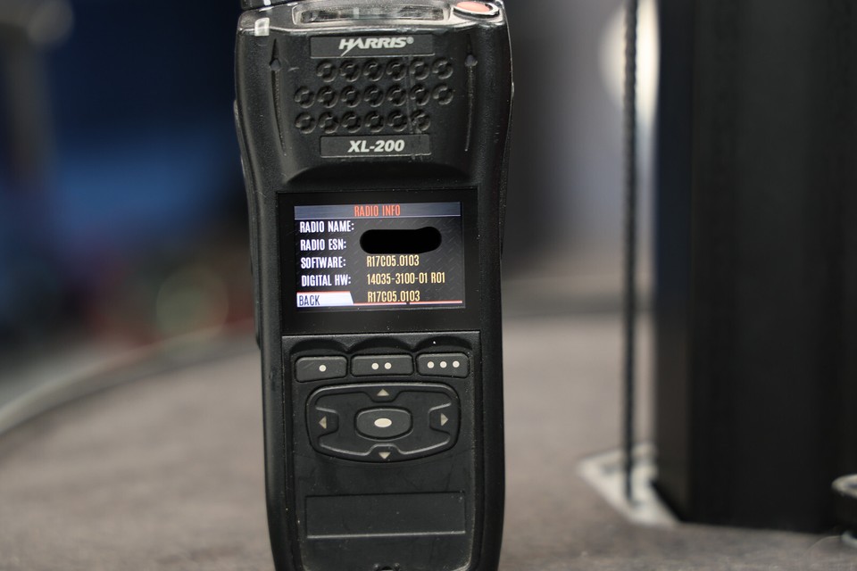 Harris XL-200P P25 AES DES 136-865 MHz Phase II FPP 2.5 Black *WIDEBAND ...