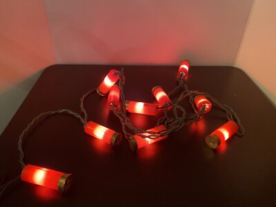 Red Shotgun Shell Lights Christmas Shotgun Shell Party Lights Man Cave ...