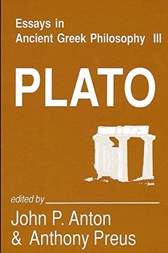 Essays in Ancient Greek Philosophy III: Plato (Vol 3), , , Excellent ...