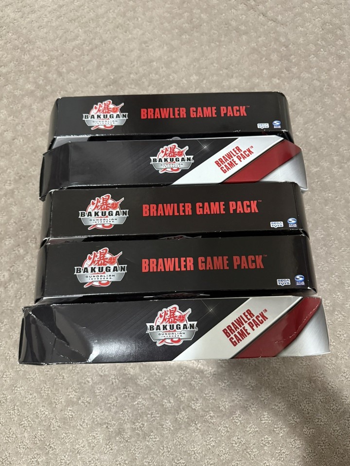 NEW 2009-10 (5x) Bakugan Gundalian Invaders Brawler Game Pack Bundle ...