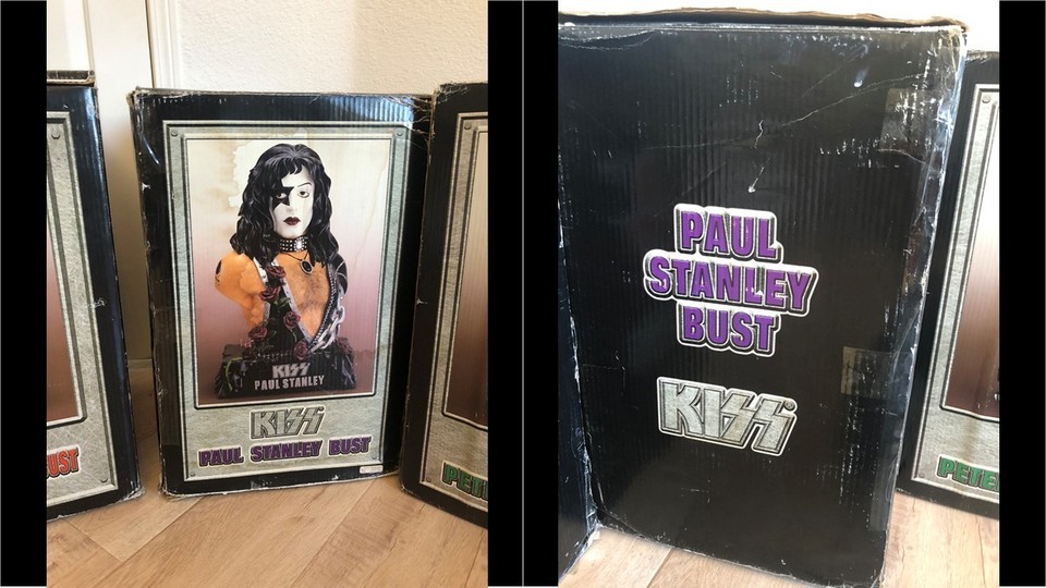 KISS DESTROYER Busts Spencer Gifts Set Of 4 Ace Gene Paul Peter Mint ...