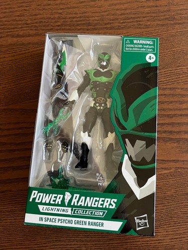 Lightning Collection Power Rangers In Space Green Psycho Ranger Used | eBay