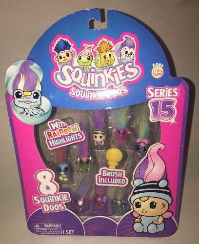 Squinkies Squinkie Doos 8 Piece Bubble Pack Series 15 VERY RARE!! NEW ...