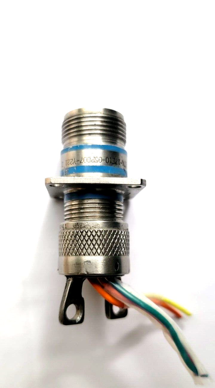 Pyle Connector BTK-17E10-05PD07 .5 Way. With Glenair BrassCover. Pre ...