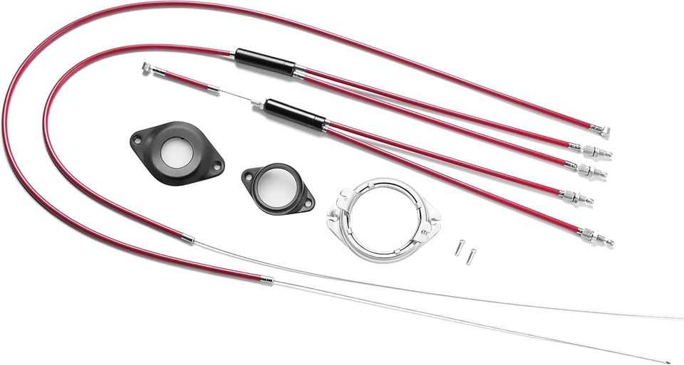 BMX Bike Gyro Brake Cables Full Kit Bicycle Line Set Cable Wire Front ...