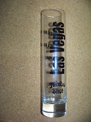 Las Vegas Jumbo Shot shooter glass shotglass clear poker levels Royal ...