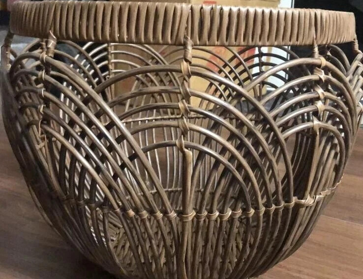 Beautiful rattan weave planter basket- Large Woven Rattan Planter ...
