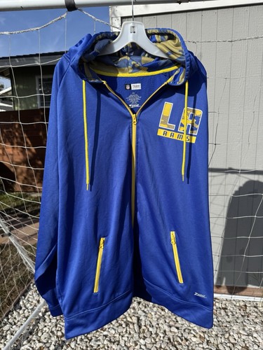 Zubas NFL Apparel Los Angeles Rams Full Zip Hoodie Men’s Size 2XL | eBay
