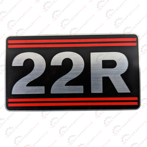 Genuine OEM Toyota Engine Nameplate Sticker 22R Supra Truck 4Runner ...