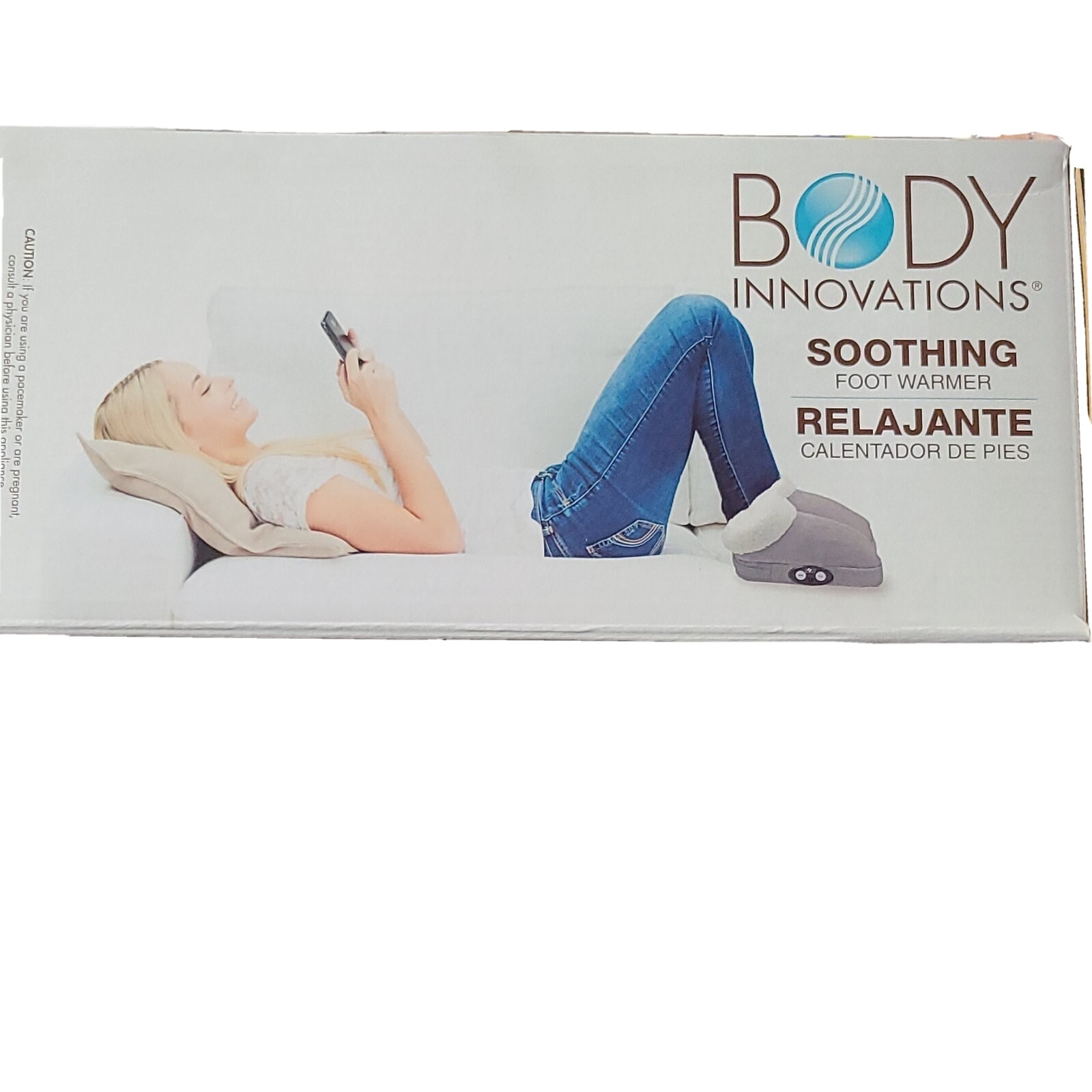 BODY INNOVATIONS Gray SOOTHING FOOT WARMER One Size Fit Most | eBay
