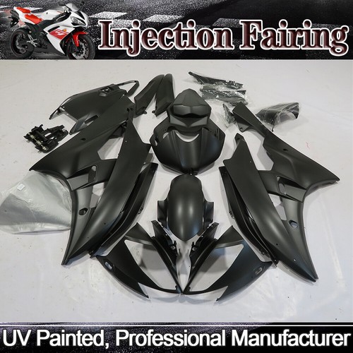 For Yamaha YZF R6 2006 2007 Matte Black Fairings Kit ABS Injection Body ...
